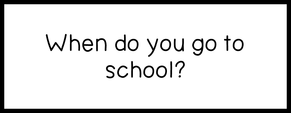 5 Easy Steps for Teaching When Questions for Speech Therapy - The ...