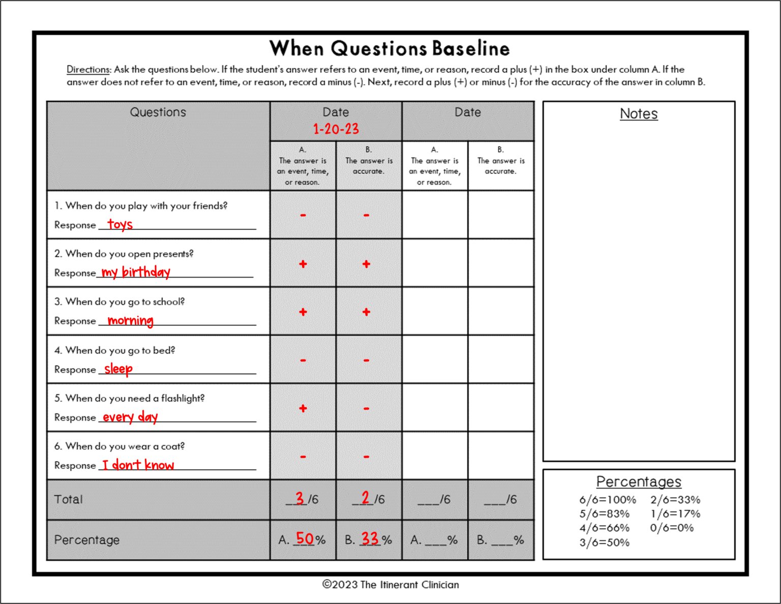 5 Easy Steps for Teaching When Questions for Speech Therapy - The ...