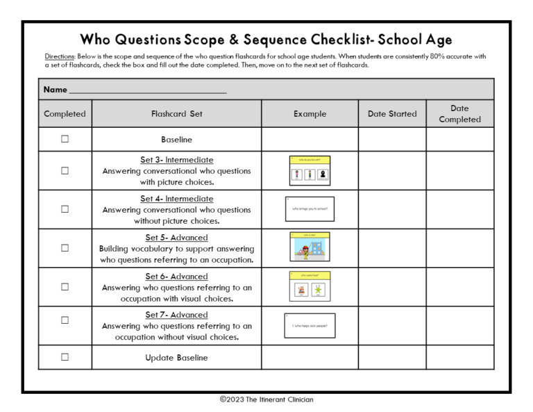 5 Steps for Effectively Teaching Who Questions for Speech Therapy - The ...