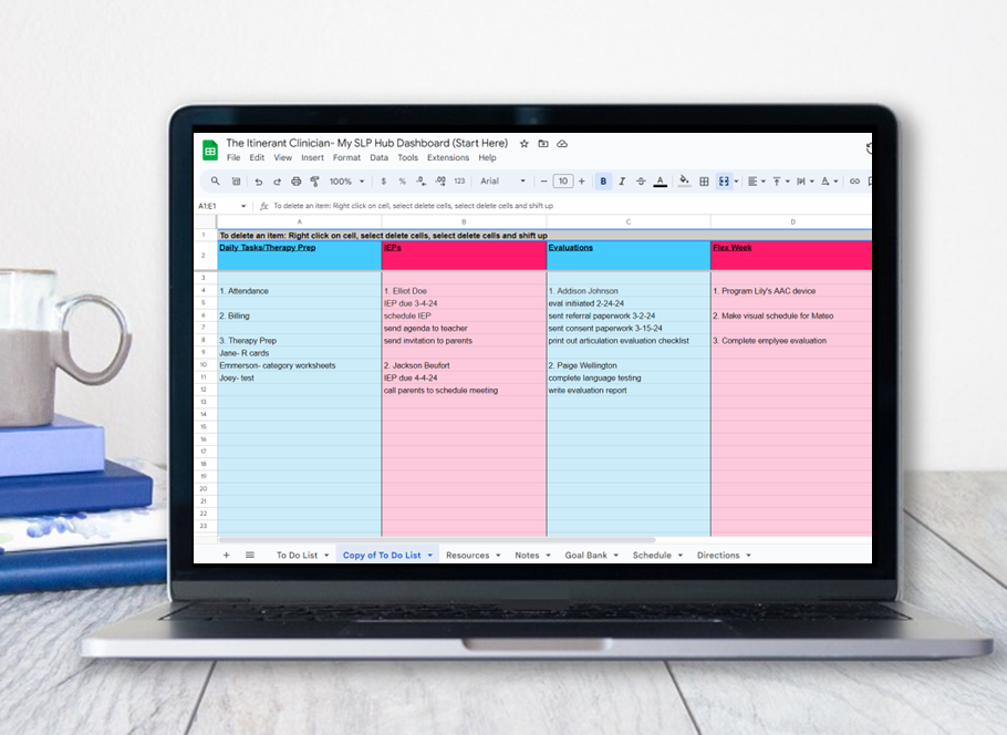 CFY Speech Therapy Resources for the New SLP