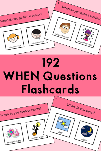 WH Questions for Speech Therapy